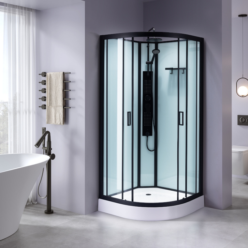 KABINA PRYSZNICOWA Z HYDROMASAŻEM PUERTO 01B 90x90 CM - sklep Hydrosan.eu